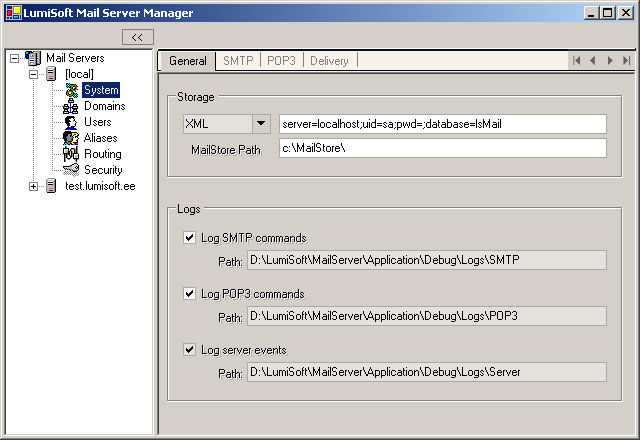 LumiSoft - Mail Server